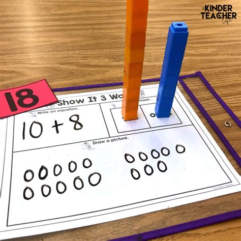 Decomposing Teen Numbers A Kinderteacher Life