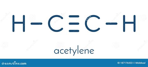 Molécula De Acetileno Etino Utilizada Na Soldadura De Oxiacetileno