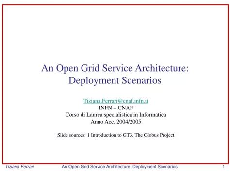 Ppt An Open Grid Service Architecture Deployment Scenarios Powerpoint Presentation Id4543058