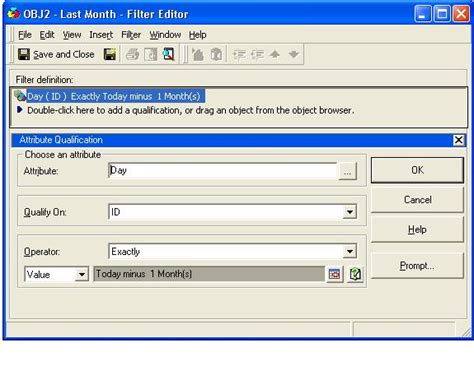 Kb20256 How To Create A Rolling Month Filter Using Dynamic Dates Filter And Date And Time