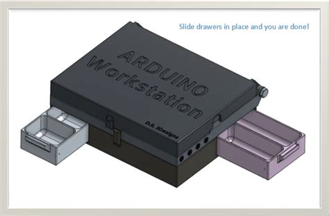 Storage Add On For Modular Arduino Workstation By Djl 3designs
