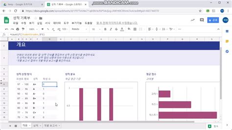 구글 스프레드시트 차트 설명과 특정 부분만 색깔을 다르게 지정하는 법 youtube