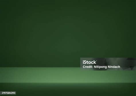 녹색 스튜디오 배경입니다 테이블이 있는 빈 방 스튜디오 벡터 일러스트 레이 션 0명에 대한 스톡 벡터 아트 및 기타 이미지 0명 3차원 형태 가정의 방 Istock