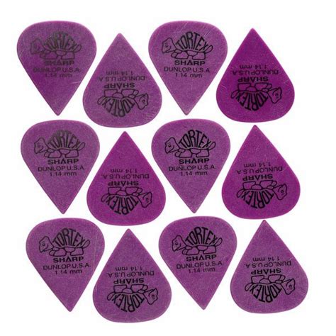 Dunlop Plectrums Tortex Sharp 1 14 12 Thomann United States