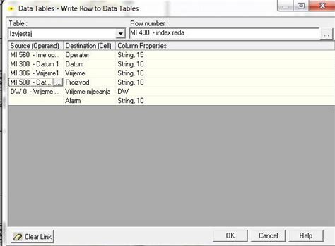 How To Use Data Table Read Row Column Vision And Samba Plc Hmi Controllers And Visilogic