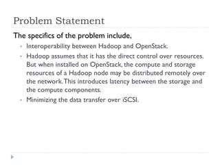 Hadoop On OpenStack PDF Cloud Computing Internet