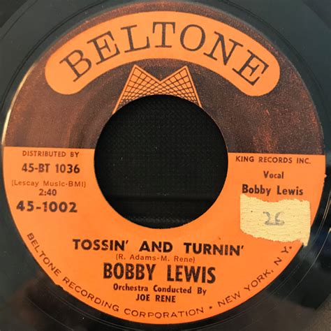Bobby Lewis Tossin And Turnin Oh Yes I Love You 1961 Vinyl