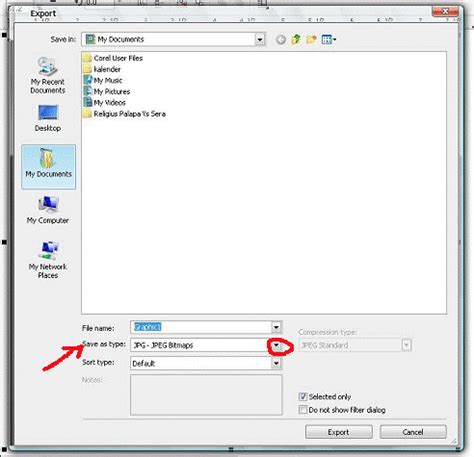 Digital Free Tutorials CorelDraw Tutorial Export Files