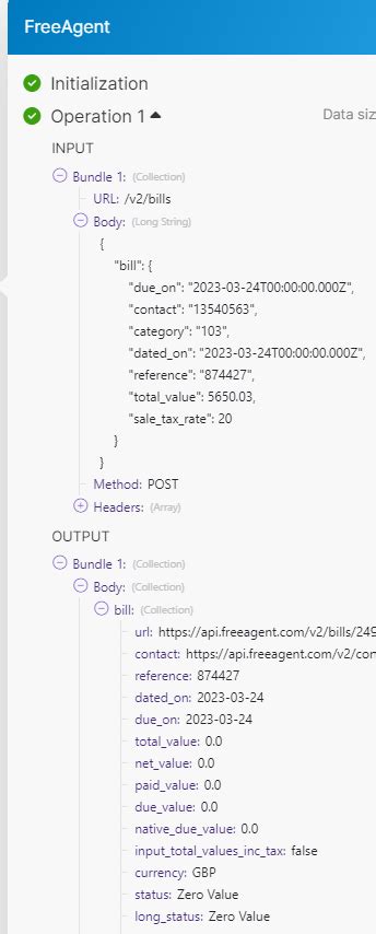 Decimal Json Values Not Passing In Create Bill Freeagent Api Discussion Forum
