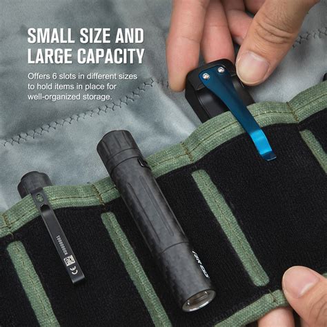 Olight Exploit Mini Edc Tool Roll Keeps Pocket Organized