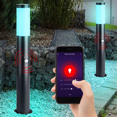 Bundle Set Of Smart Rgb Led Standing Lamp Motion Detector