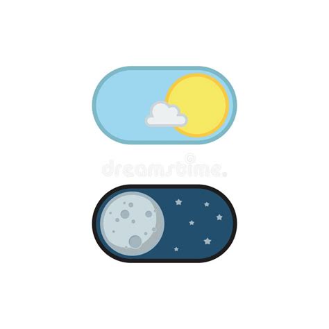 Day And Night Mode Application Icons Stock Vector Illustration Of Sign Rest 157172602