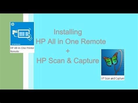 Windows Downloading And Installing The HP AiO Remote HP Scan Capture Apps YouTube
