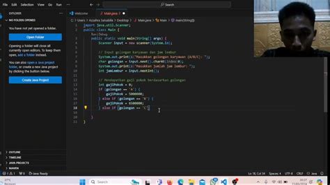 Tugas 2 Algoritma Dan Pemrograman Msim4203 Youtube