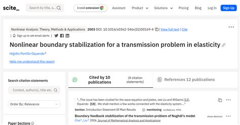 Nonlinear Boundary Stabilization For A Transmission Problem In Elasticity