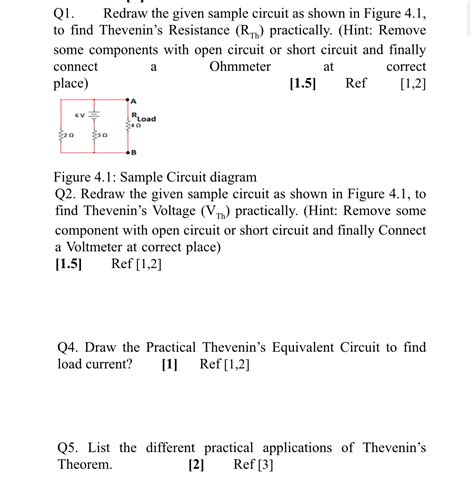 Solved Q1 ﻿redraw The Given Sample Circuit As Shown In