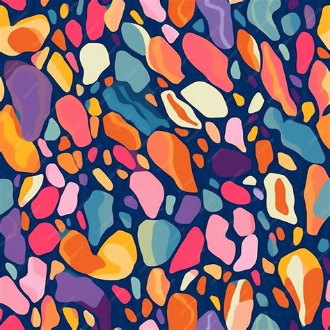 Premium Ai Image A Colorful Abstract Background With Hearts And Dots Generative Ai