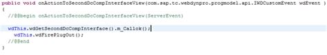 Integrate One Wdj Component To Another In Netweave Sap Community