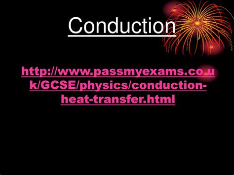 Conduction Examples Animation