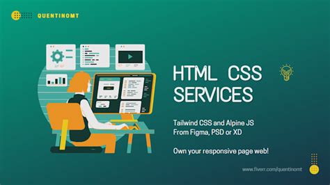Do Convert Figma Xd Psd To Html Tailwind Css Alpine Js By Quentinomt Fiverr