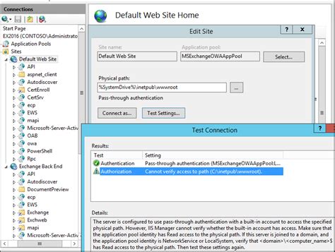 Iis 10 Passthrough Authentication No Longer Working After Certificate Renewal Collaboration Iis 10 Passthrough Authentication No Longer Working After Certificate Renewal Collaboration