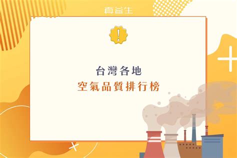 揭曉台灣空氣汙染排行榜！北中南空氣品質好壞比較 真益生