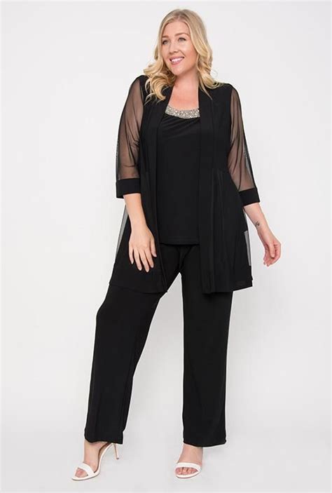 Randm Richards Long Formal Pants Suit Plus Size Dress Plus Size Pant Suits Formal Pant Suits