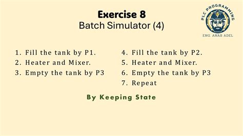 Plc Programming 8 Batch Simulator4 Youtube