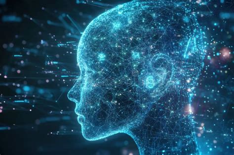 Explore The Futuristic Digital World With Neural Connections And Deep Blue Circuit Patterns