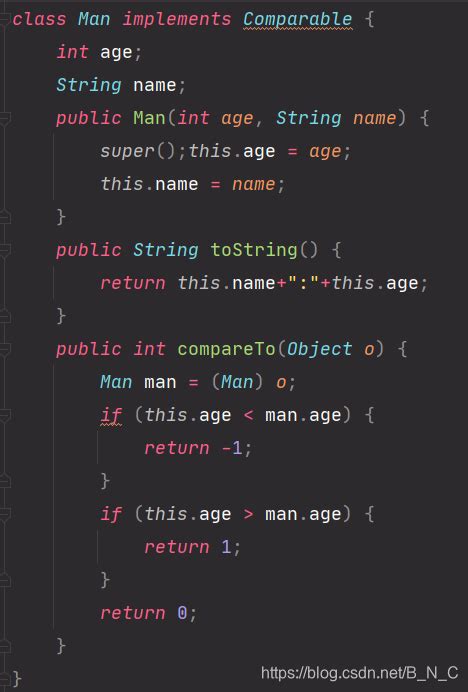 【java】comparable接口的实现与使用实现comparable接口 Csdn博客