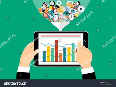 Concepts Creative Process Big Data Filter Stock Vector Royalty Free 1056270731 Shutterstock