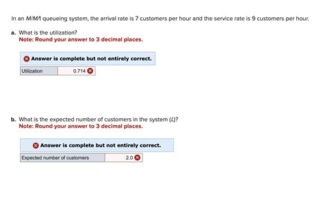 Solved In An Mm ﻿queueing System The Arrival Rate Is 7