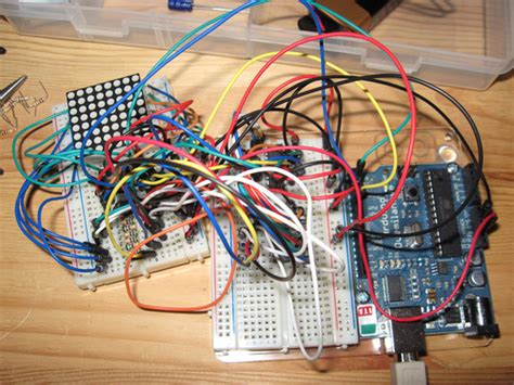 Driving 8x8 LED Displays With An Arduino Spod Cx