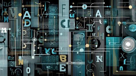 Flowing Characters And Logic Chains Illustrate Ai Language Processing In A Dynamic Visual