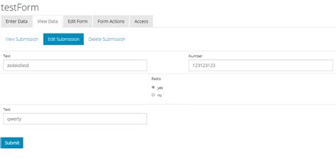 table not working in a form submission view · issue 577 · formio