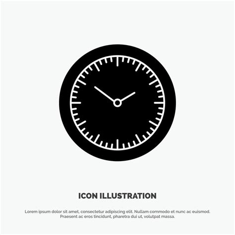 Time Watch Minutes Timer Solid Glyph Icon Vector 18021853 Vector Art At