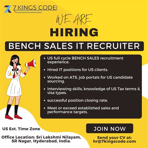 yasir naeem on linkedin 7 kings code is hiring bench sales it