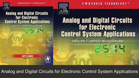 Analog And Digital Circuits For Electronic Control System Applications Authored By Jerry L