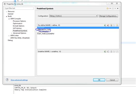 Ccs Issues Setting Up Cmsis Dsp In Ccs Arm Based Microcontrollers