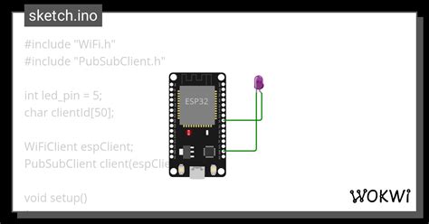 C293 Wokwi Mqttx LED ESP32 Wokwi ESP32 STM32 Arduino Simulator
