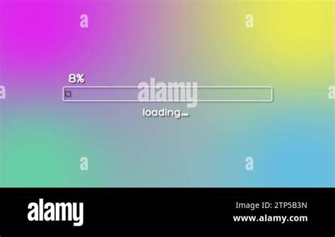 Loading Bar Downloading Bar Loading Screen Pixelated Progress Animation Loading Transfer