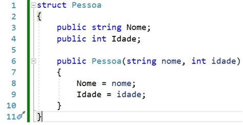 C 11 Campos Pré Definidos Em Structs