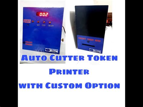 Token Dispenser Token Printer Auto Cutter Token Printer Manufacturer From Barrackpore