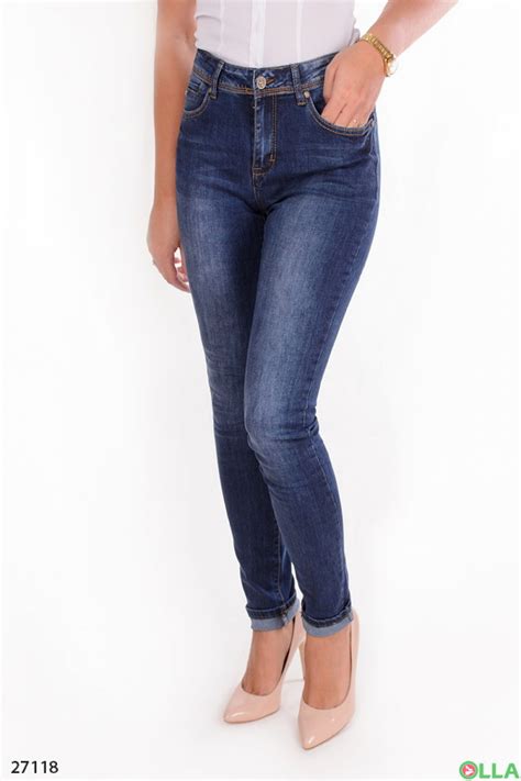 Женские джинсы-скинни синего цвета цена 269.00 грн. New Jeans 7239 ...