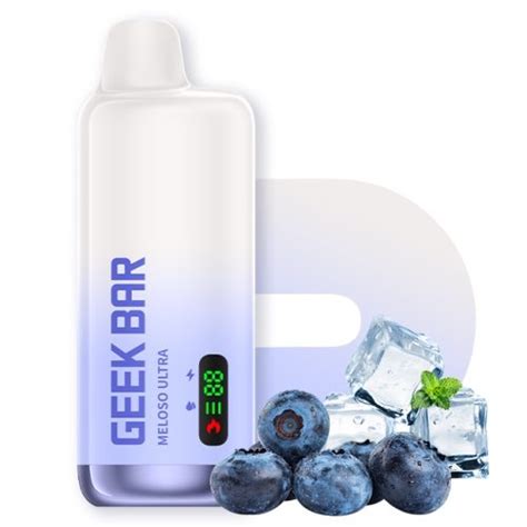Geek Bar Meloso Ultra Blueberry Ice 10k Puffs Vapor World