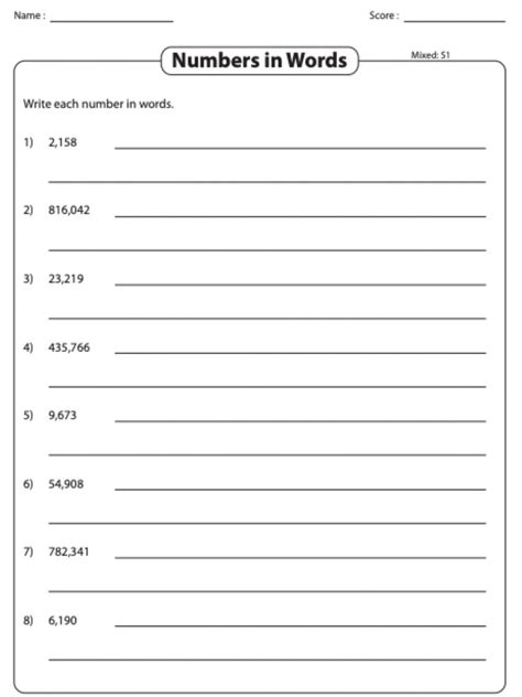 Free Reading And Writing Numbers In Expanded Form Standard Form