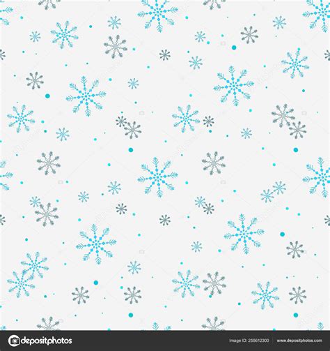 Blue Snowflake Pattern