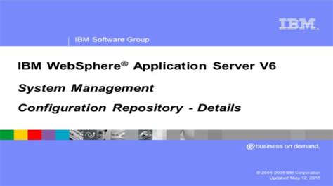 Configuration Repository Ibm Mediacenter