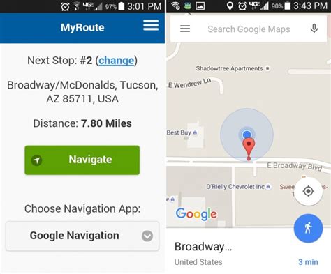 MyRoute App Navigate A Multi Stop Route With Android MyRouteOnline