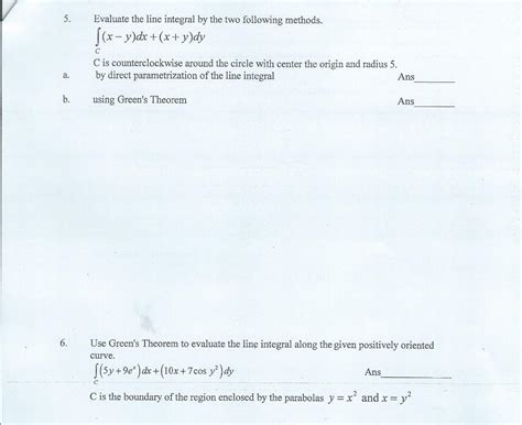 Solved Evaluate The Line Integral By The Two Following Chegg